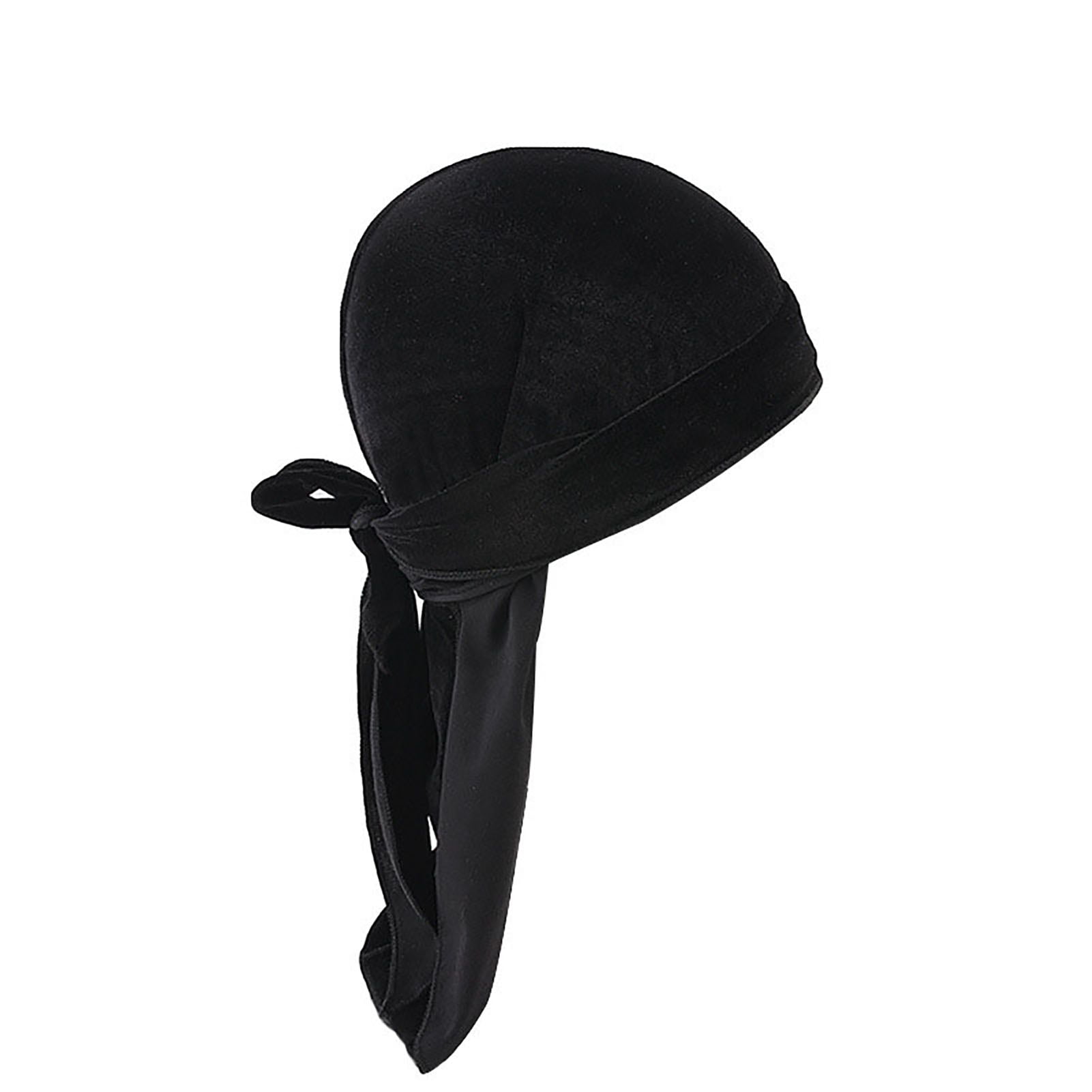 Visland Durag Cap Solid Color Ultra Soft Keep Warm Velvet Men Women ...
