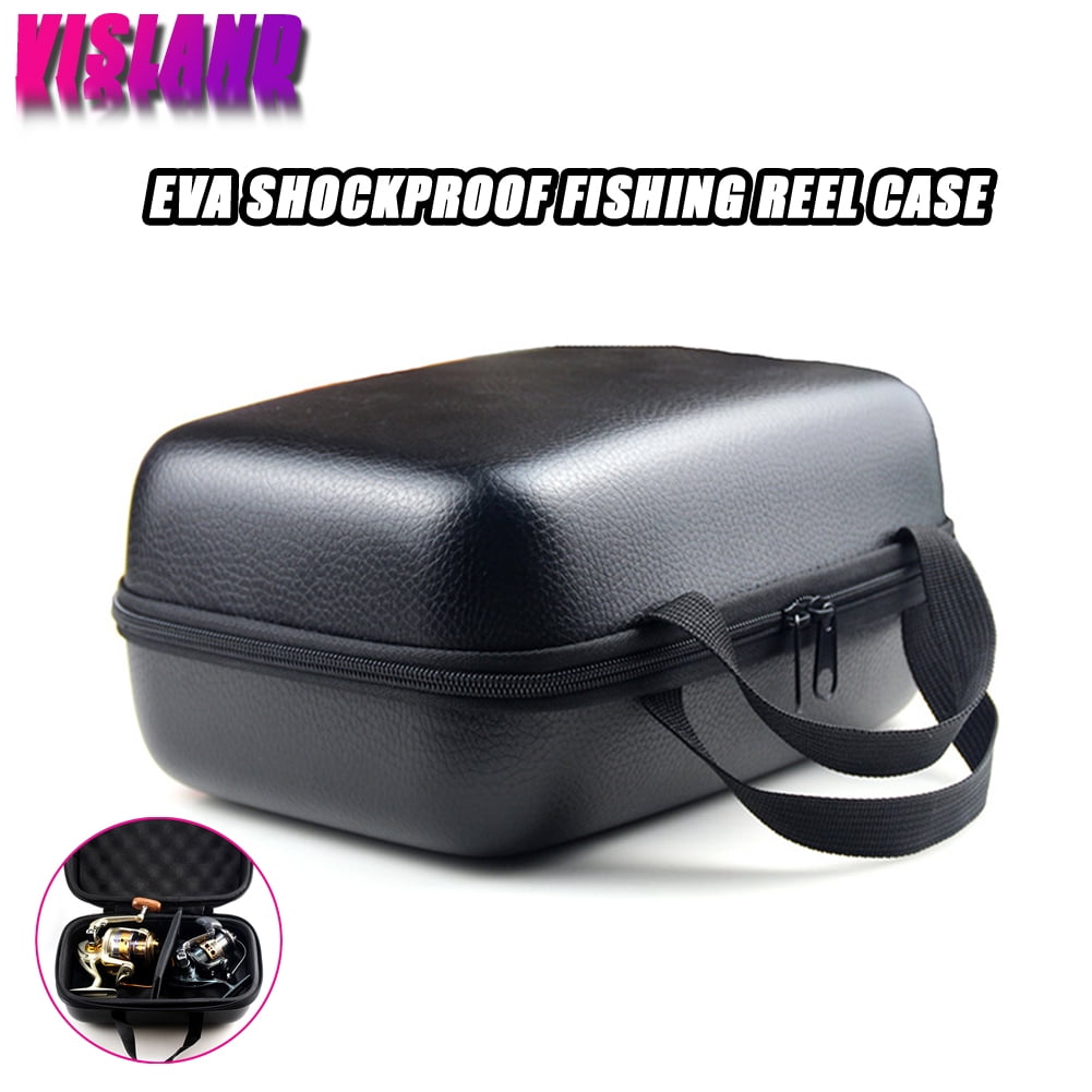 Visland EVA Shockproof Fishing Reel Case, Safe Storage for Spinning ...