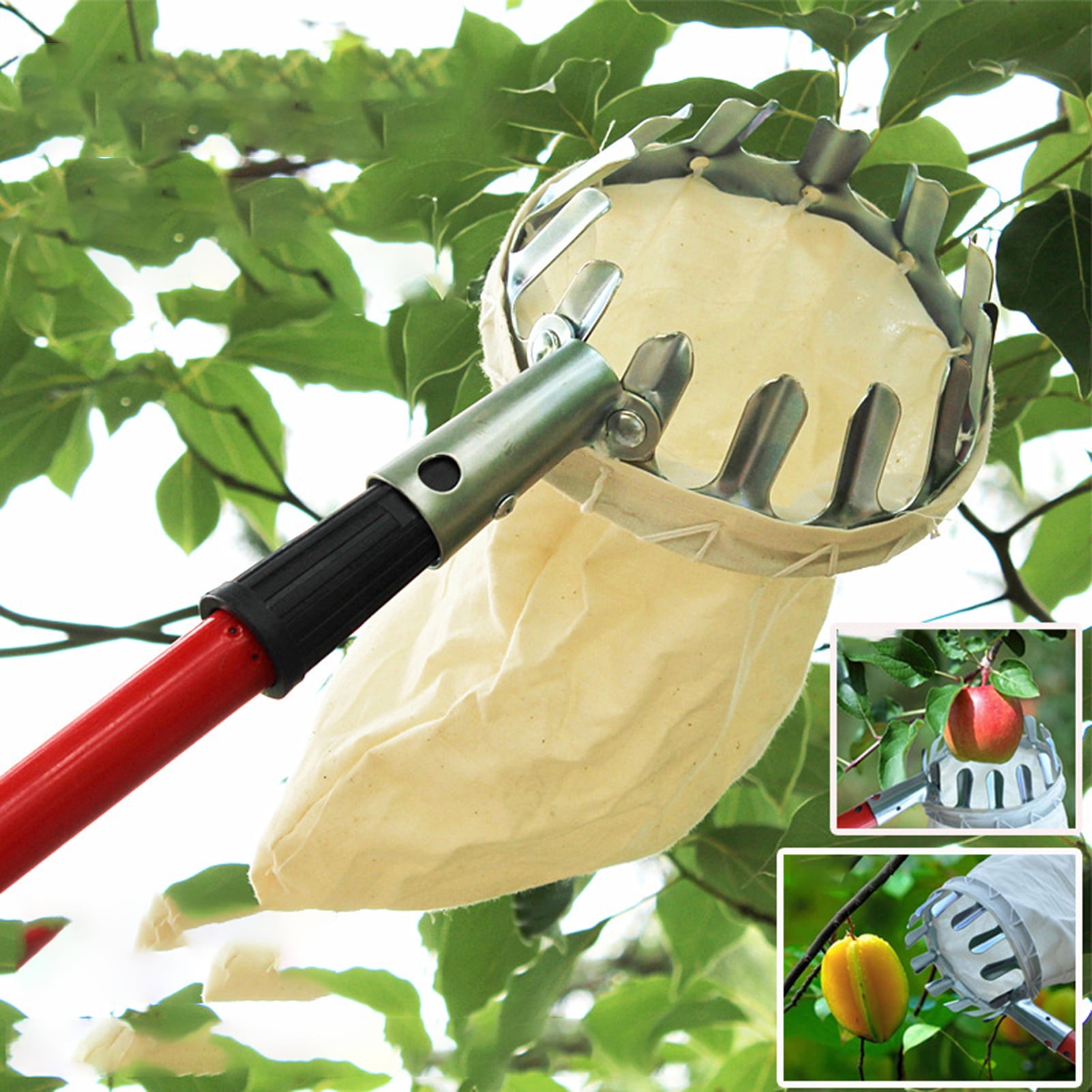 Visland Fruit Picker Head Basket Fruit Picking Tools, Fruits Catcher ...