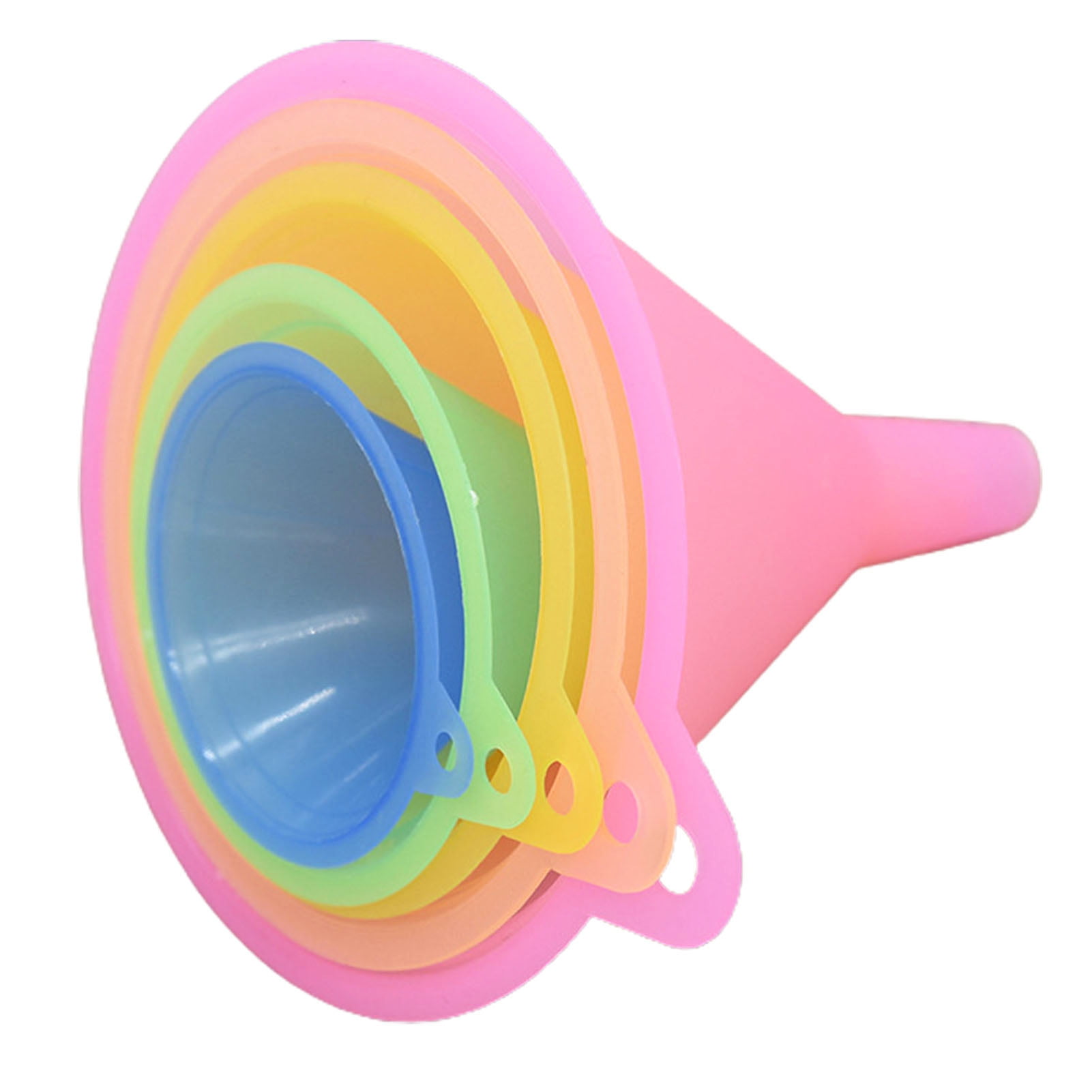 Visland Funnels Variety Set of 5 Mini, Small to Larg Plastic Funnel for ...