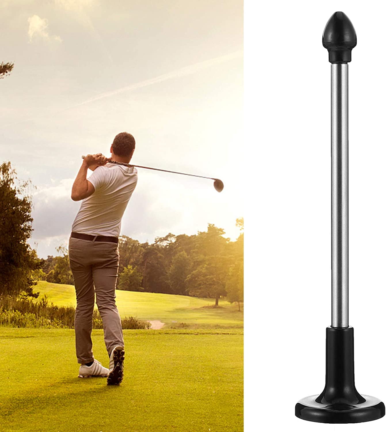 Visland Golf Alignment Stick - Club Face Alignment Tool Golf Magnet Lie ...