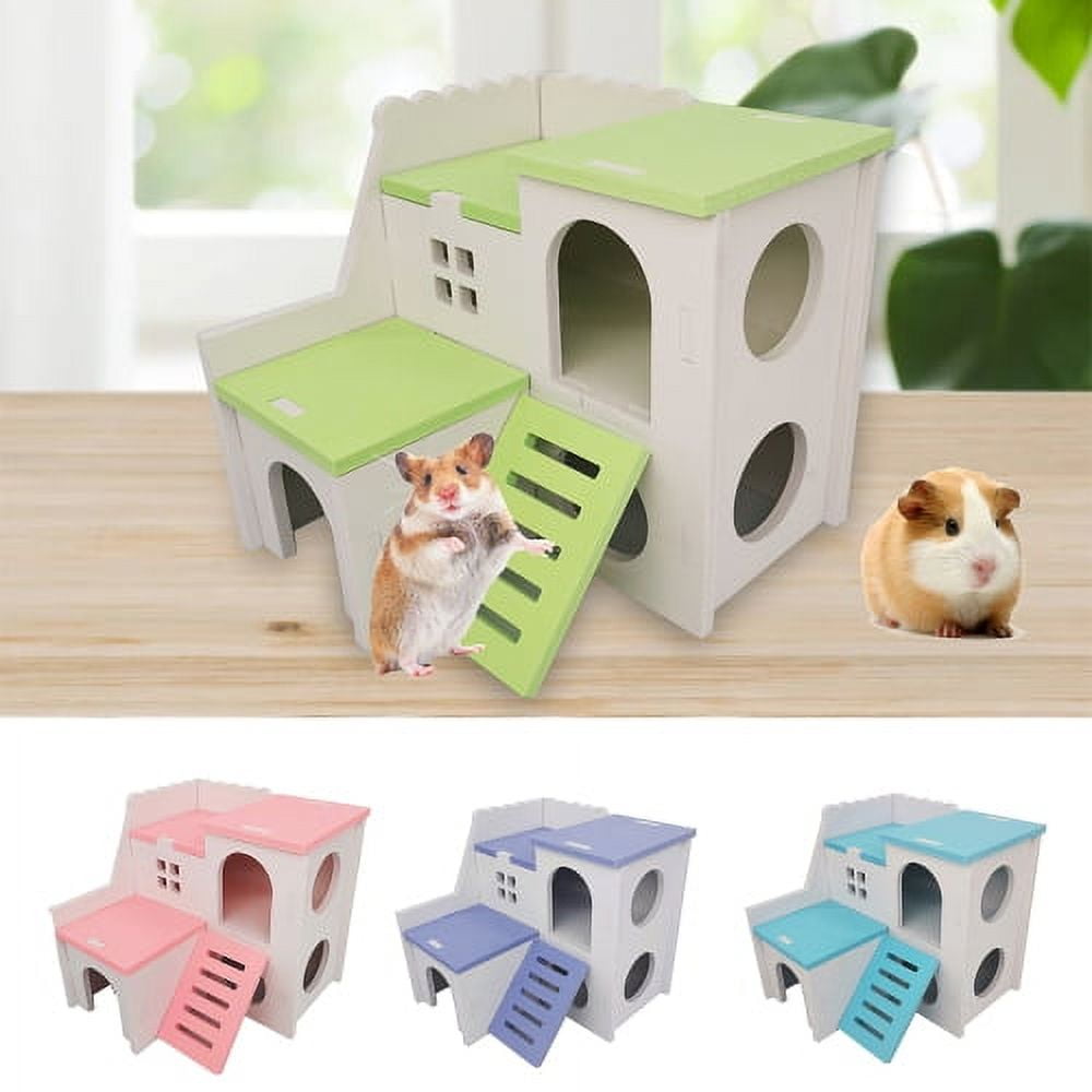 Visland Hamster House Durable Stable PVC Ladder Design Interesting ...