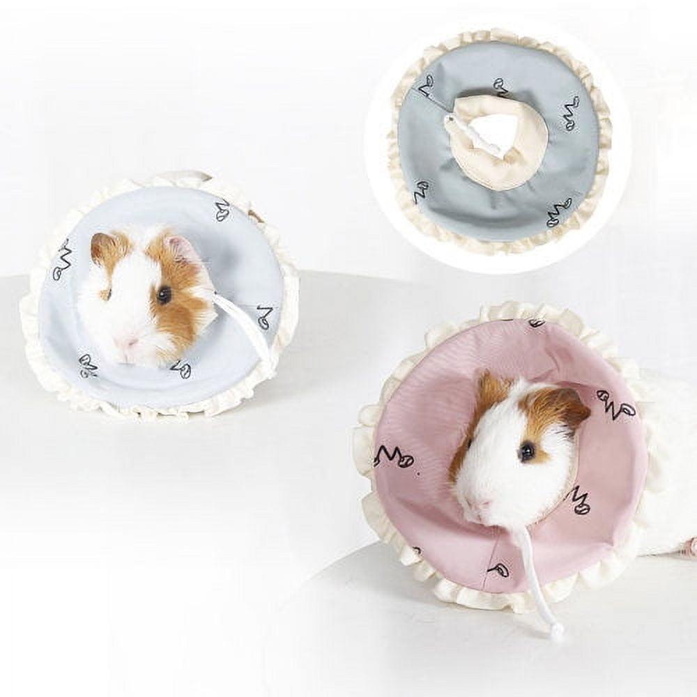 Visland Hamster Recovery Collar Soft Pet Cone Collar Fabric Cone ...