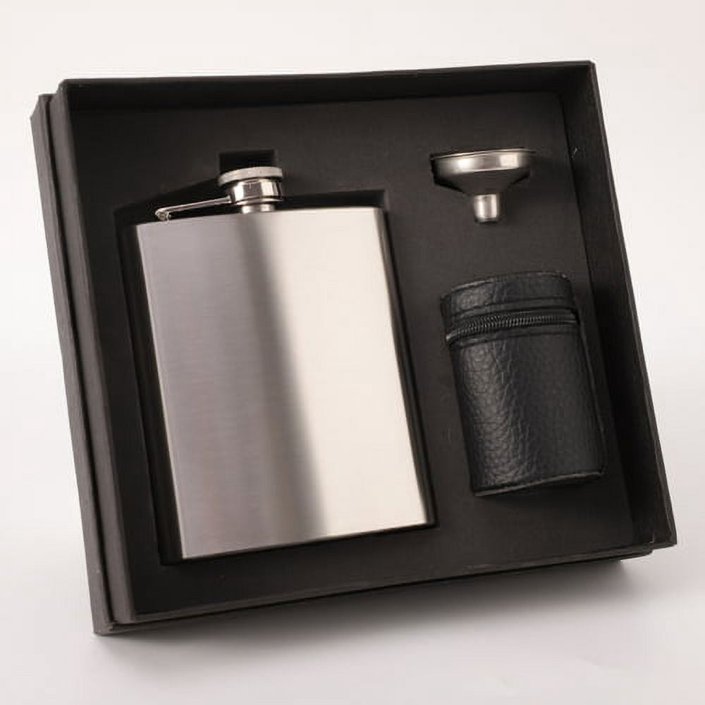 Visland Hip Flask Gift Set,Sports Flask for Liquor for Men, 7 Oz Hip Flask Set w/Funnel Shot ...