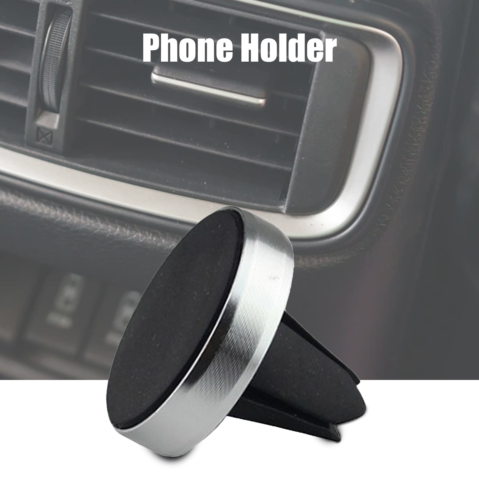 Visland Magnetic Phone Mount for Car Dashboard Air Vent Easy to Use Non ...