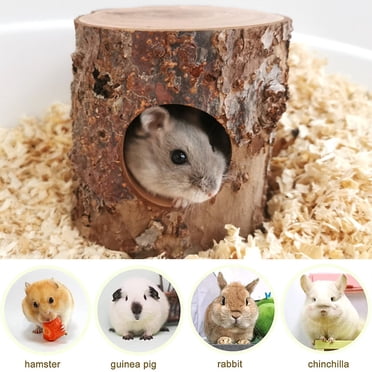 Mightlink Hamster Villa Double Layer Harmless Pet Toy Solid Wood Dwarf ...