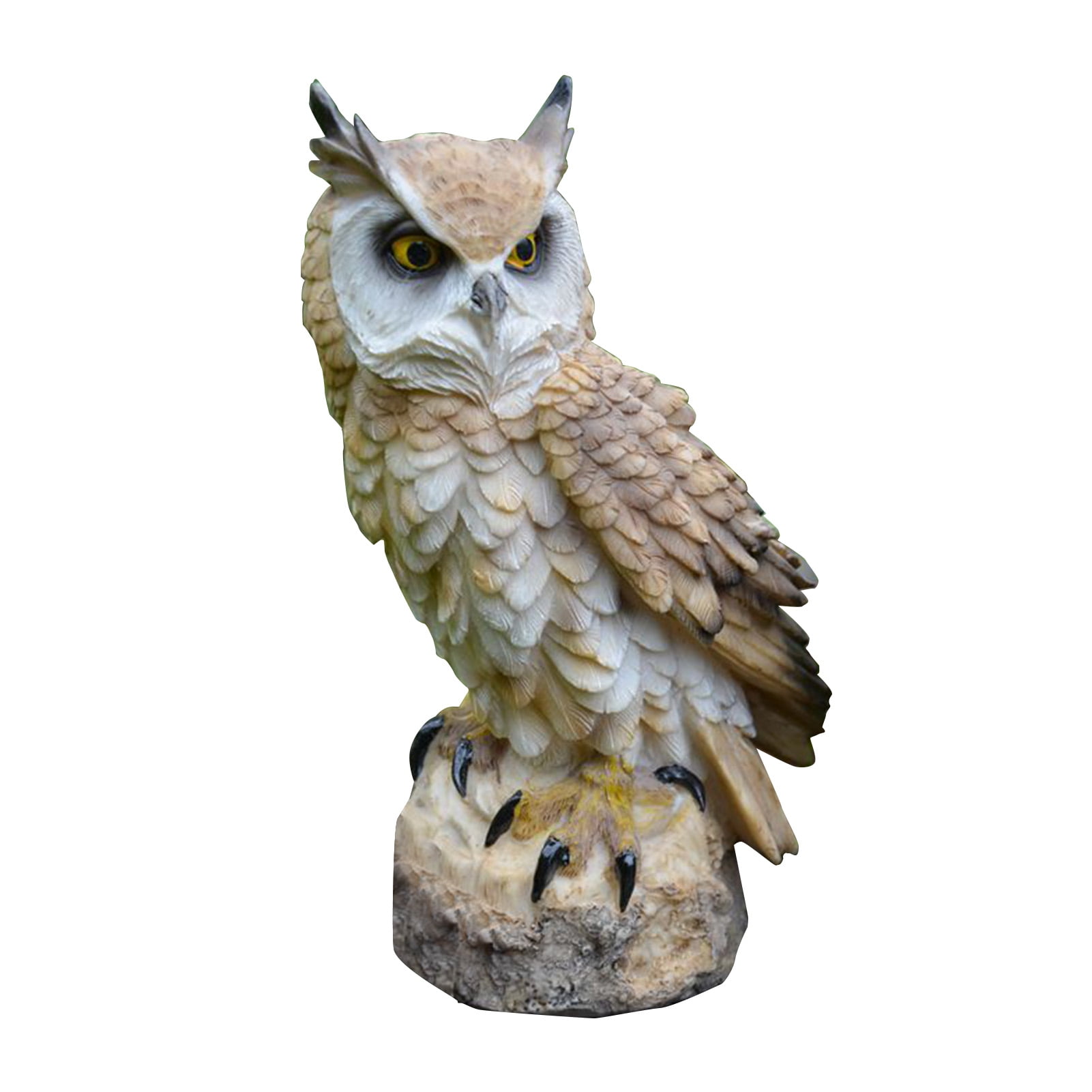 Visland Owl Model Lifelike Feathers Cute Animal Model Handicraft ...