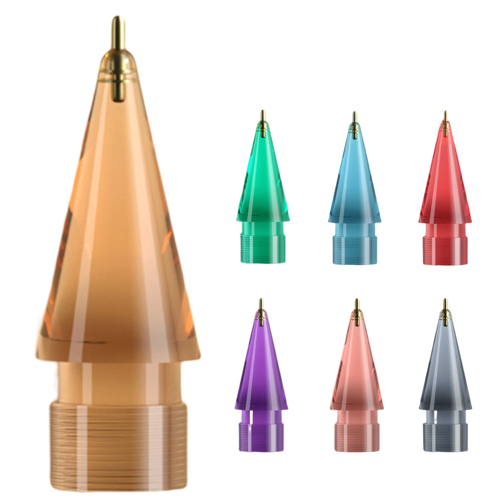 Visland Pencil Tip Transparent Silent Wear-resistant Anti-slip High ...