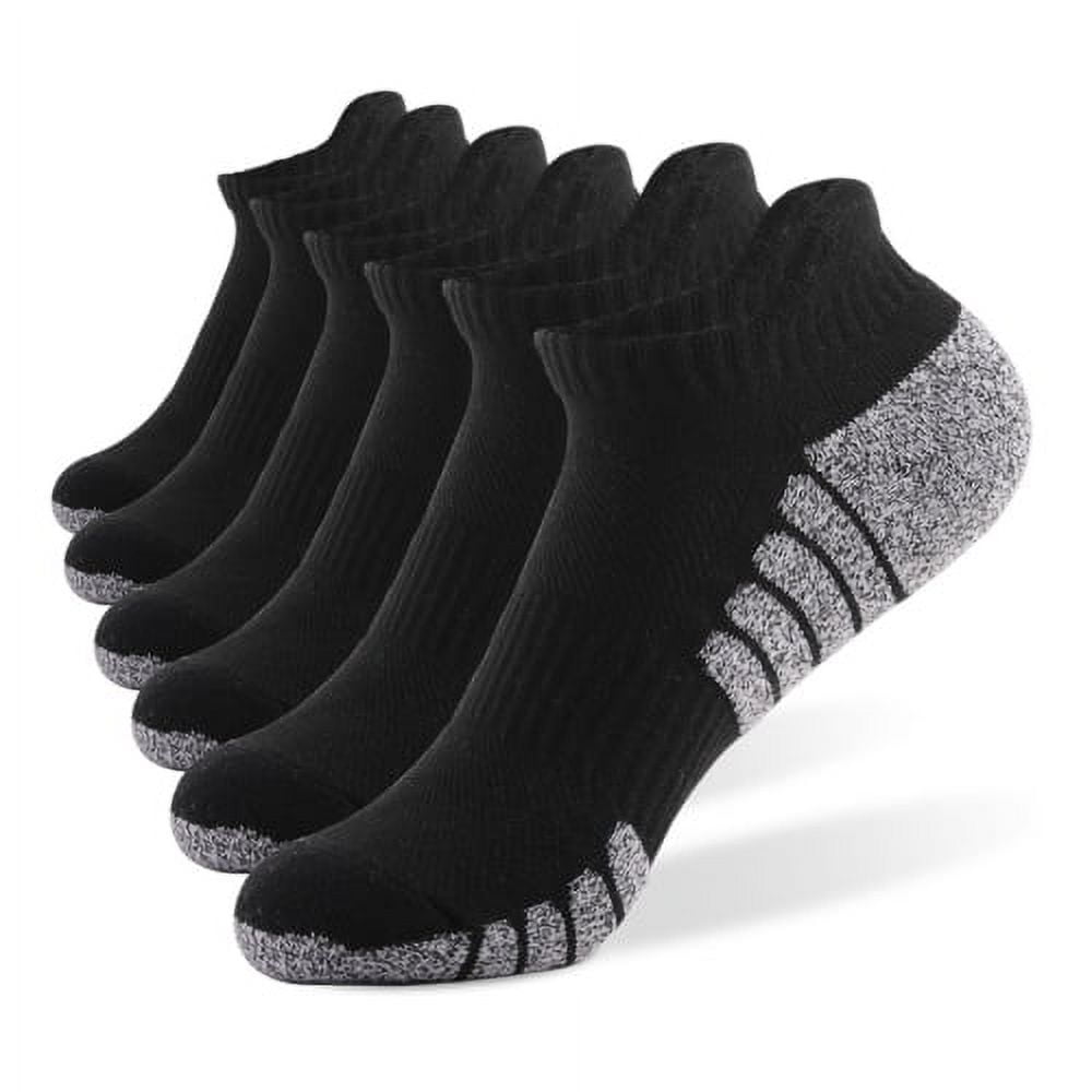 Visland Performance Athletic Ankle Running Socks for Men and Women (6 ...