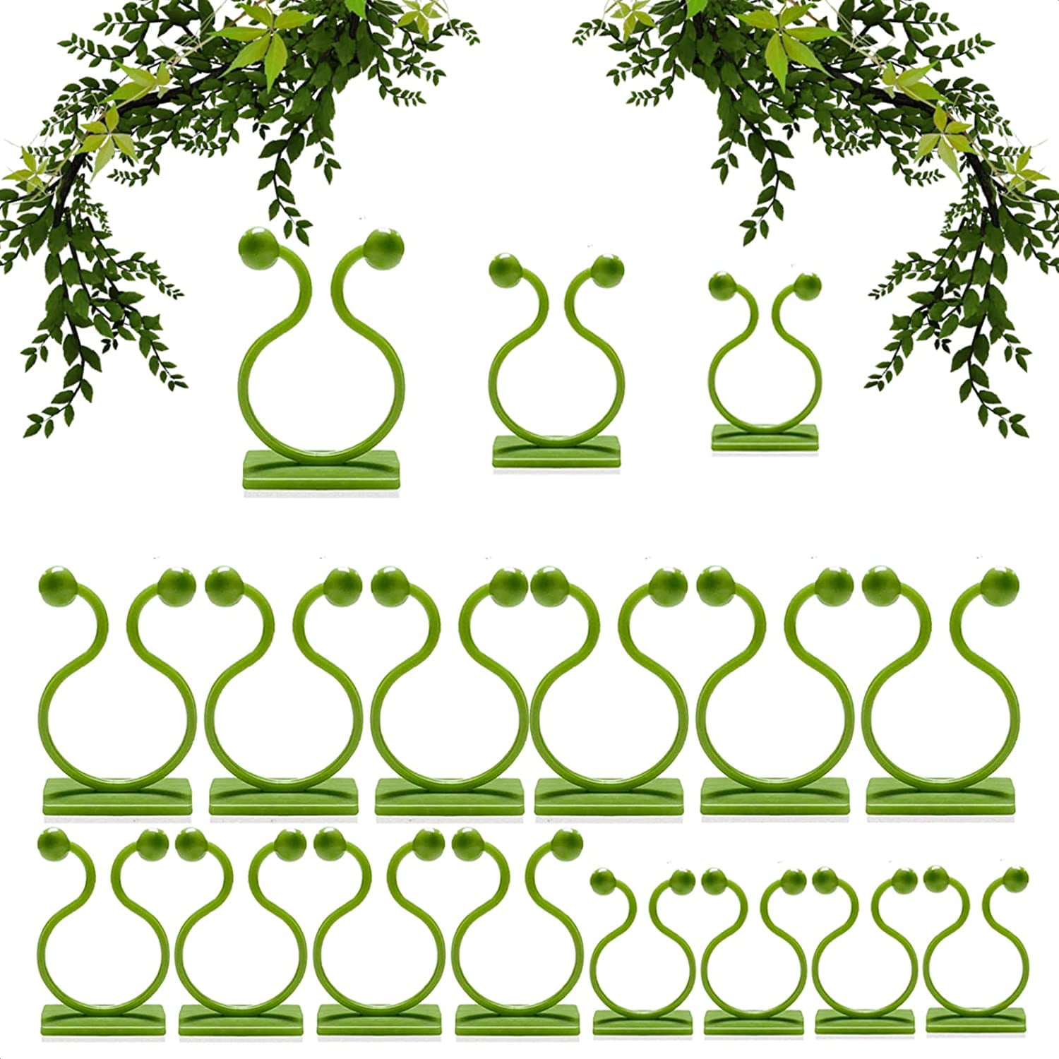 Visland Plant Climbing Wall Fixture Clips, 50PCS Invisible Wall Vines ...