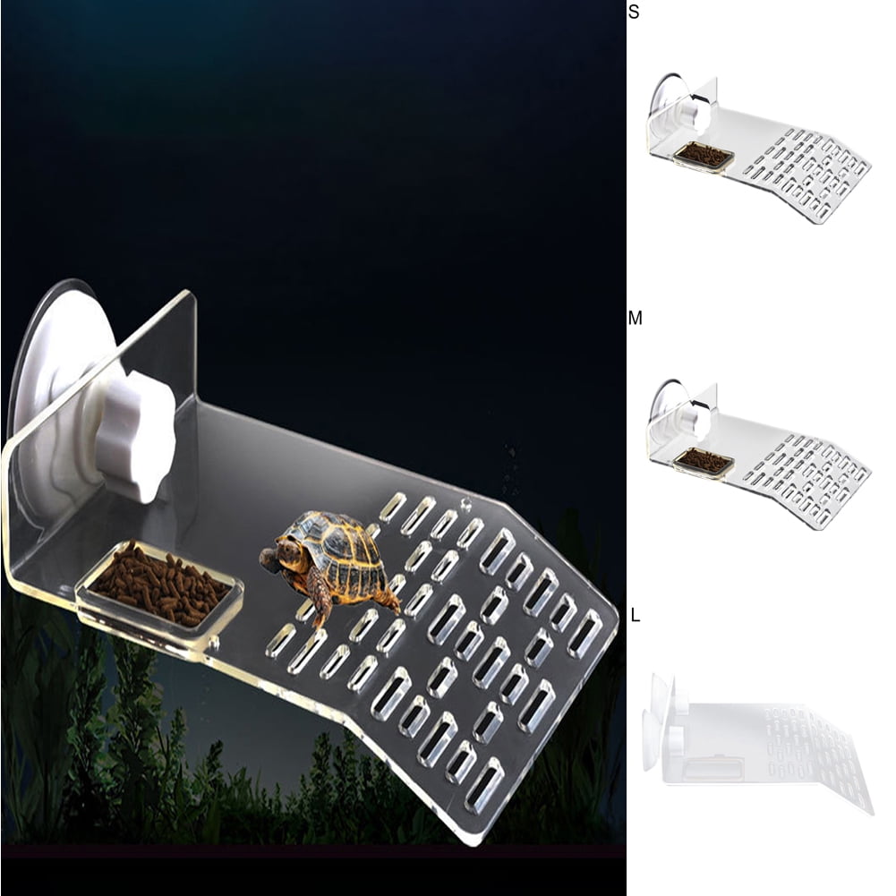 Visland Plastic Turtle Basking Platform With Suction Cups And Small ...