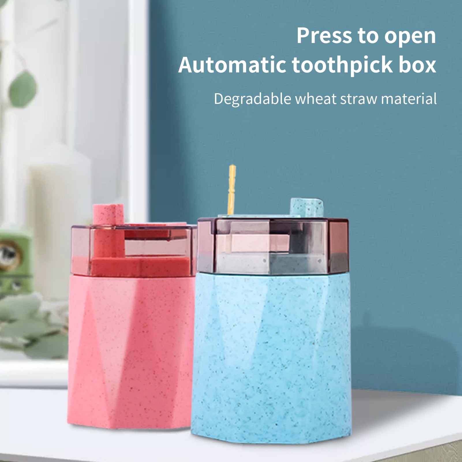 Visland Pop-up Type Toothpick Holder Labor-saving Kitchen Organizer ...