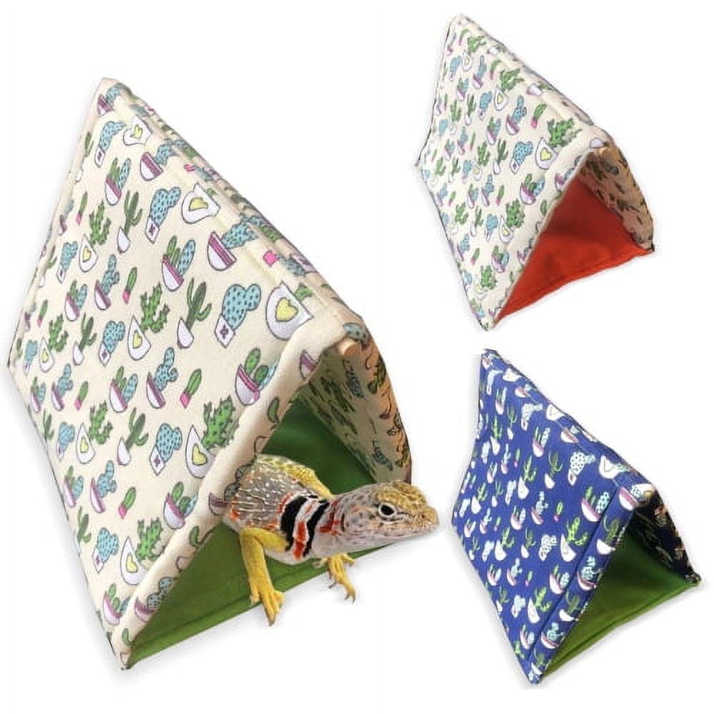 Visland Reptile Sleeping Bed Bearded Dragon Large Space Tent Hide ...