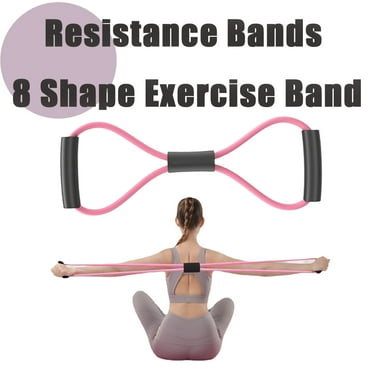 2PCS Adjustable Figure 8 Fitness Puller - Elastic Resistance Bands for ...
