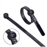 Ring Sizer Tool, Adjustable & Reusable, Finger Size Gauge 1-17 USA ...