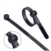 Ring Sizer Tool, Adjustable & Reusable, Finger Size Gauge 1-17 USA ...