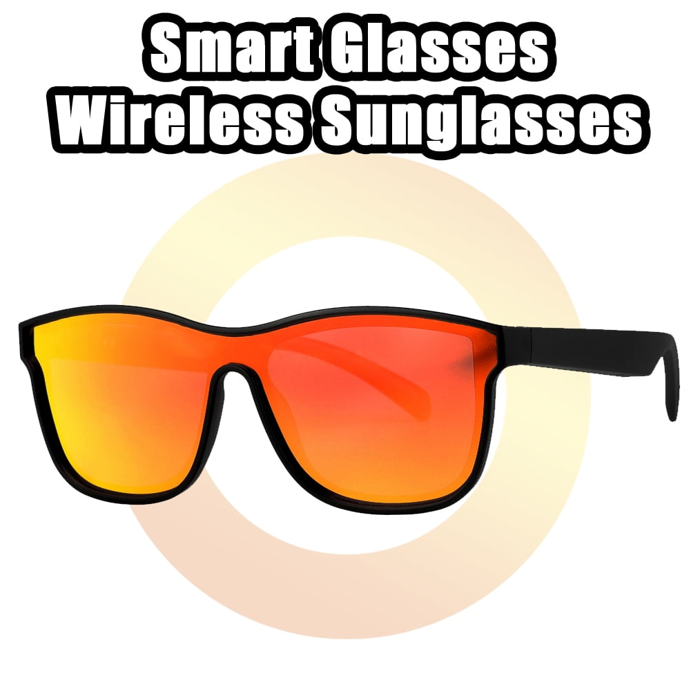 Visland Smart Glasses Wireless Bluetooth Sunglasses Open Ear Music ...
