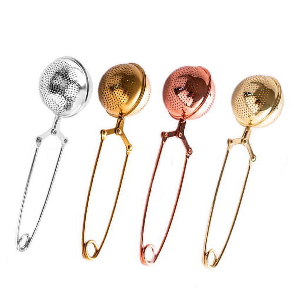 Visland Snap Ball Tea Strainer,Premium Stainless Steel Tea Strainer ...