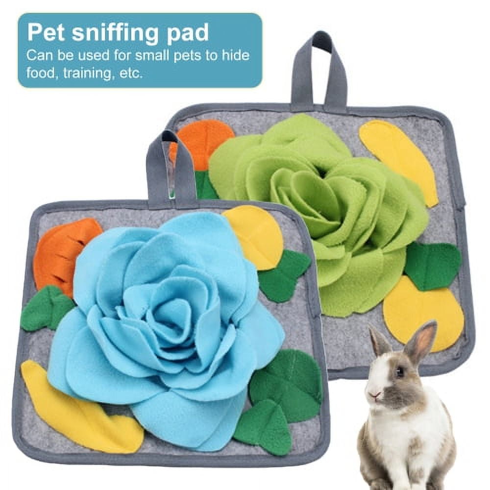 Visland Snuffle Cushion Flower Pattern Slow Feeding Soft Texture Cute ...