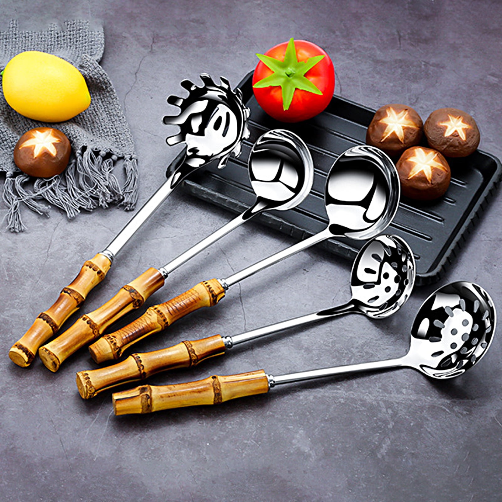 Visland Soup Colander Food Grade Rust-proof Stainless Steel Noodle ...