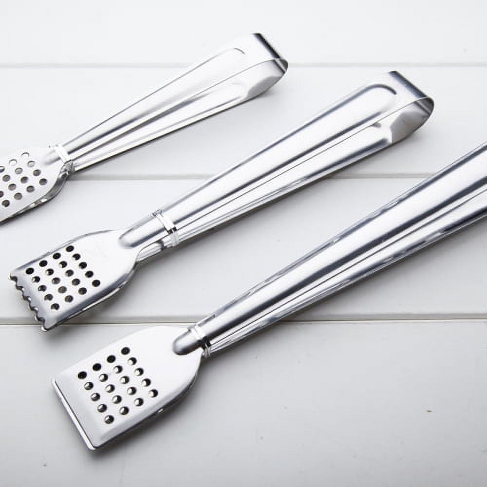 Visland Stainless Steel Tongs Salads Bread Ham BBQ Fillets Tools Tongs ...