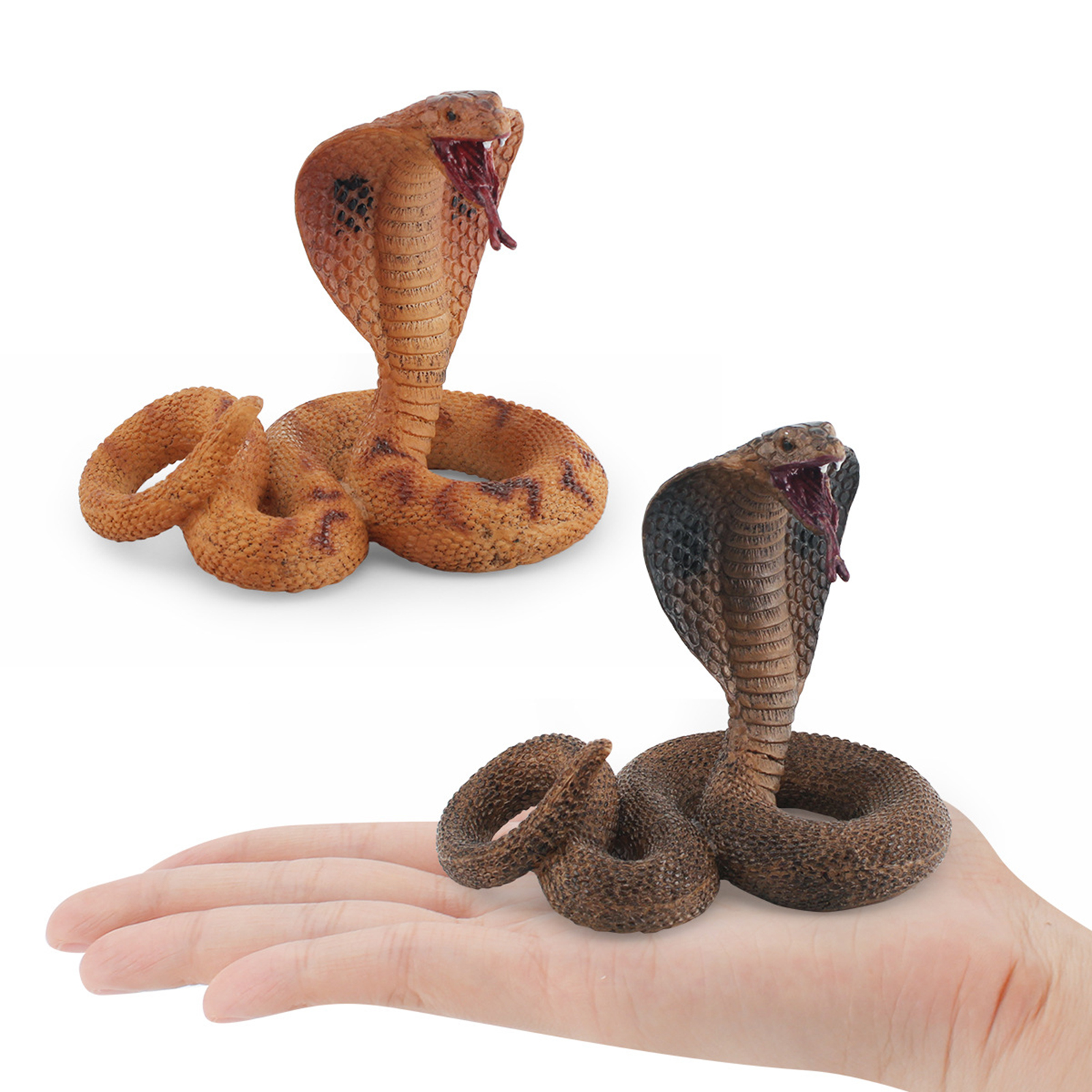 Visland Statue Model Scary Prank Toy Miniature Simulated Viper Model ...