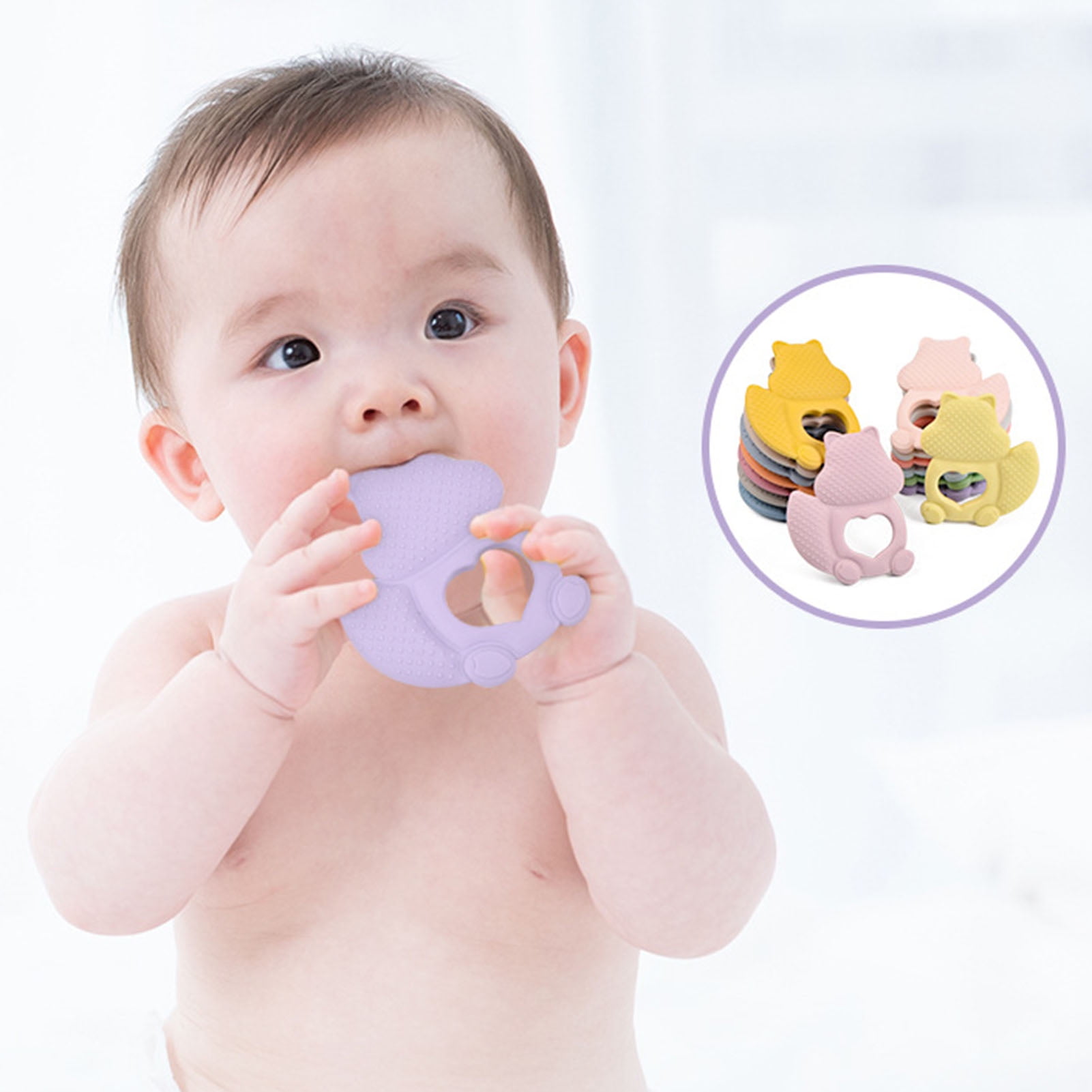 Visland Teething Toys , Cartoon Squirrel Shape Molar Stick High ...