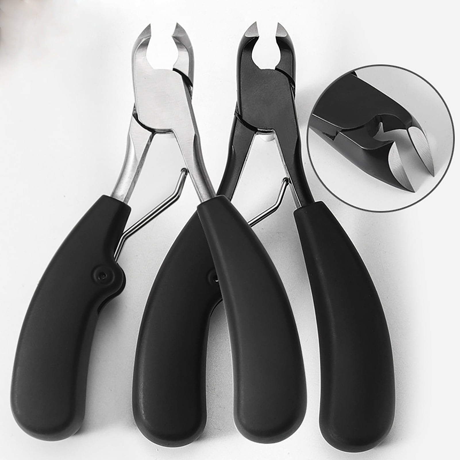 Visland Toenail Clipper, ABS Double Curved Edges Labor-saving ...