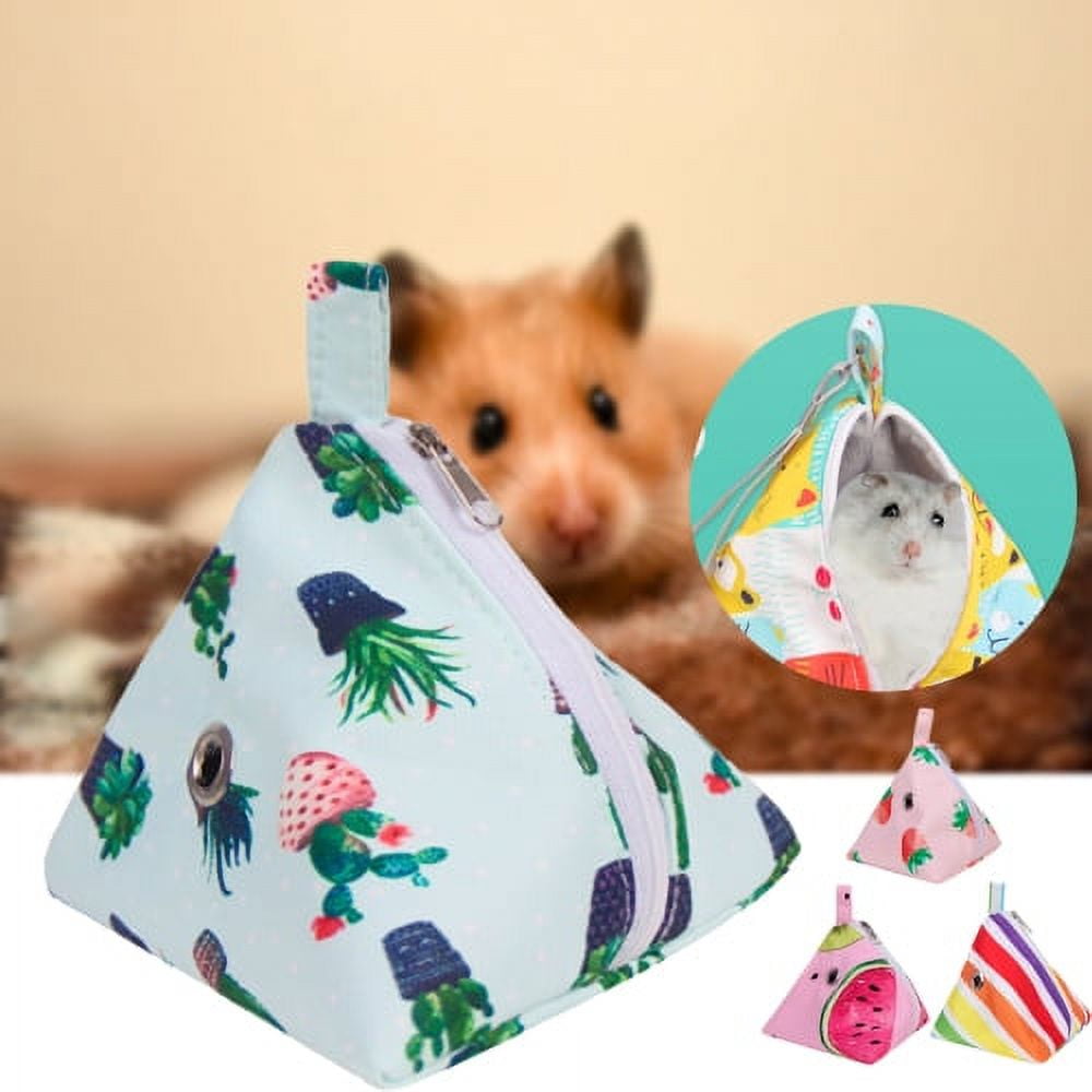 Visland Triangle Small Animals Hamster Carrier Bag with Strap ...