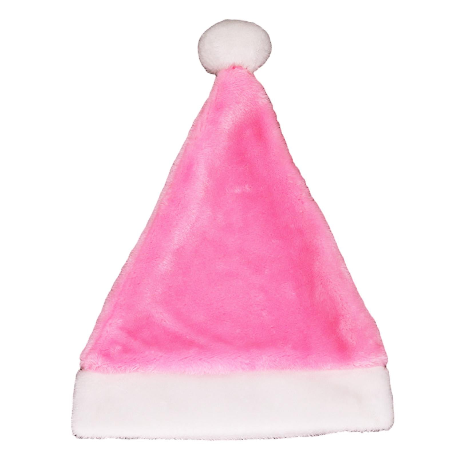 Visland Unisex-Adults Santa Hat, Christmas Hat for Adults Women Men Thicken Xmas Holiday Hat ...