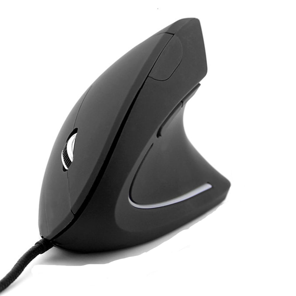 Visland Vertical Ergonomic Optical Mouse LED USB Wired Optical Wrist ...