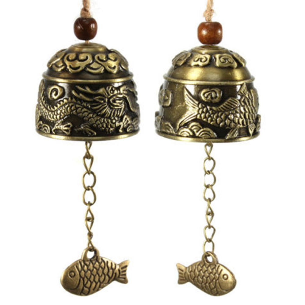 Visland Vintage Dragon Fengshui Bell Toy Good Luck Bless for Home ...