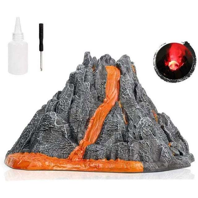 Visland Volcano Model Dinosaur Toys Volcano Dinosaur Playset Erupting ...