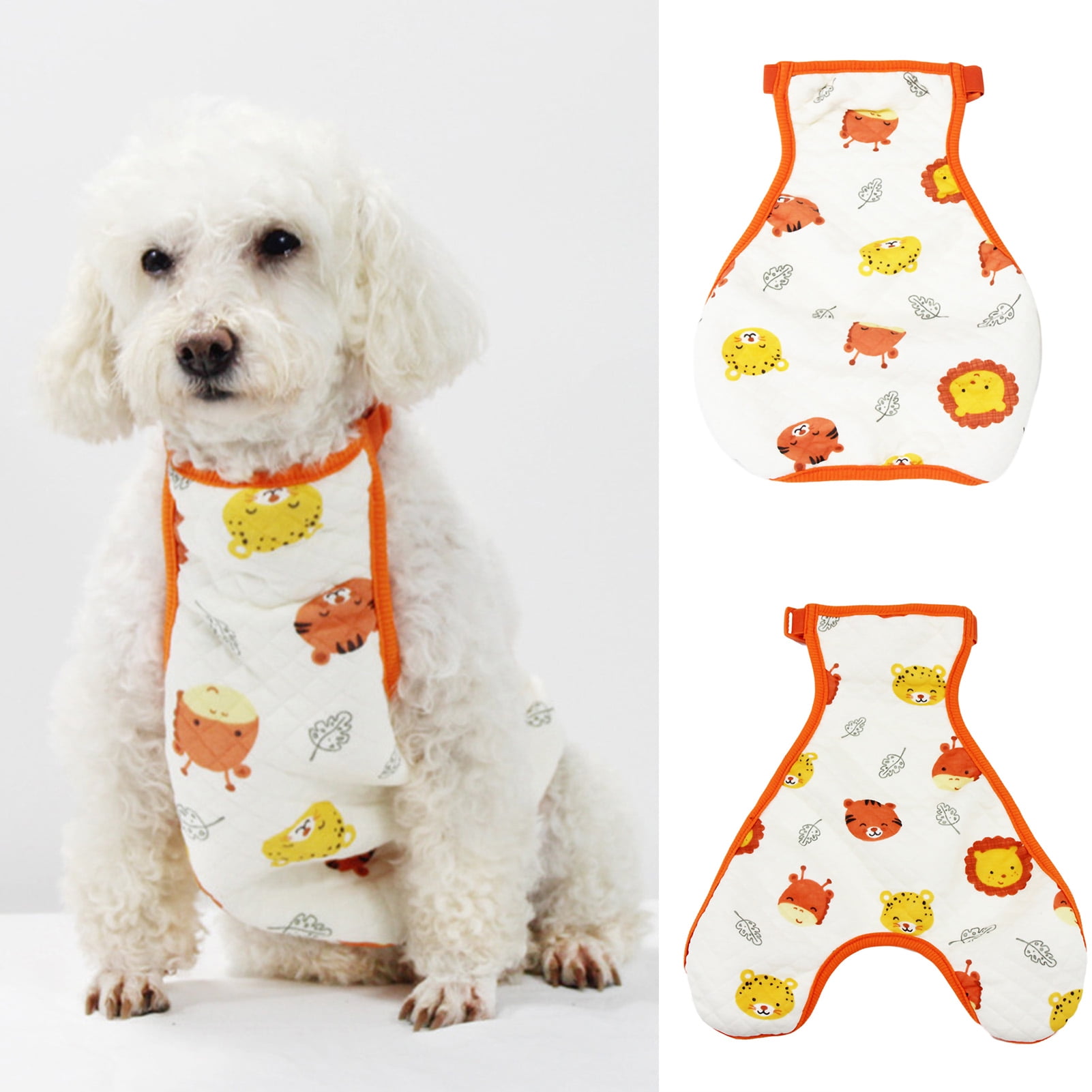 Visland Warm Pet Belly Vest Dog Belly Cover Protector Harness Pet Cute ...