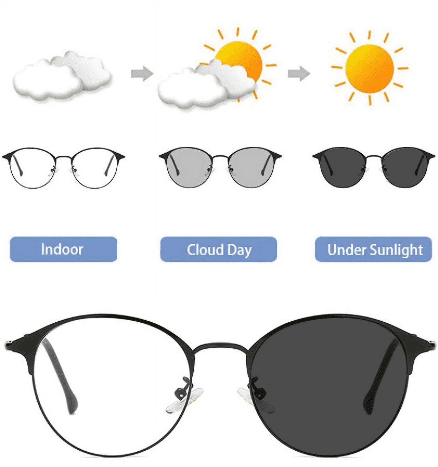 Visland Women/Men Blue Light Blocking Glasses, Change Color Anti ...