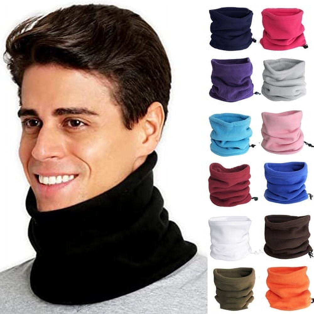 Visland Women Men Neck Gaiter, Fashion Casual Solid Color Adjustable ...
