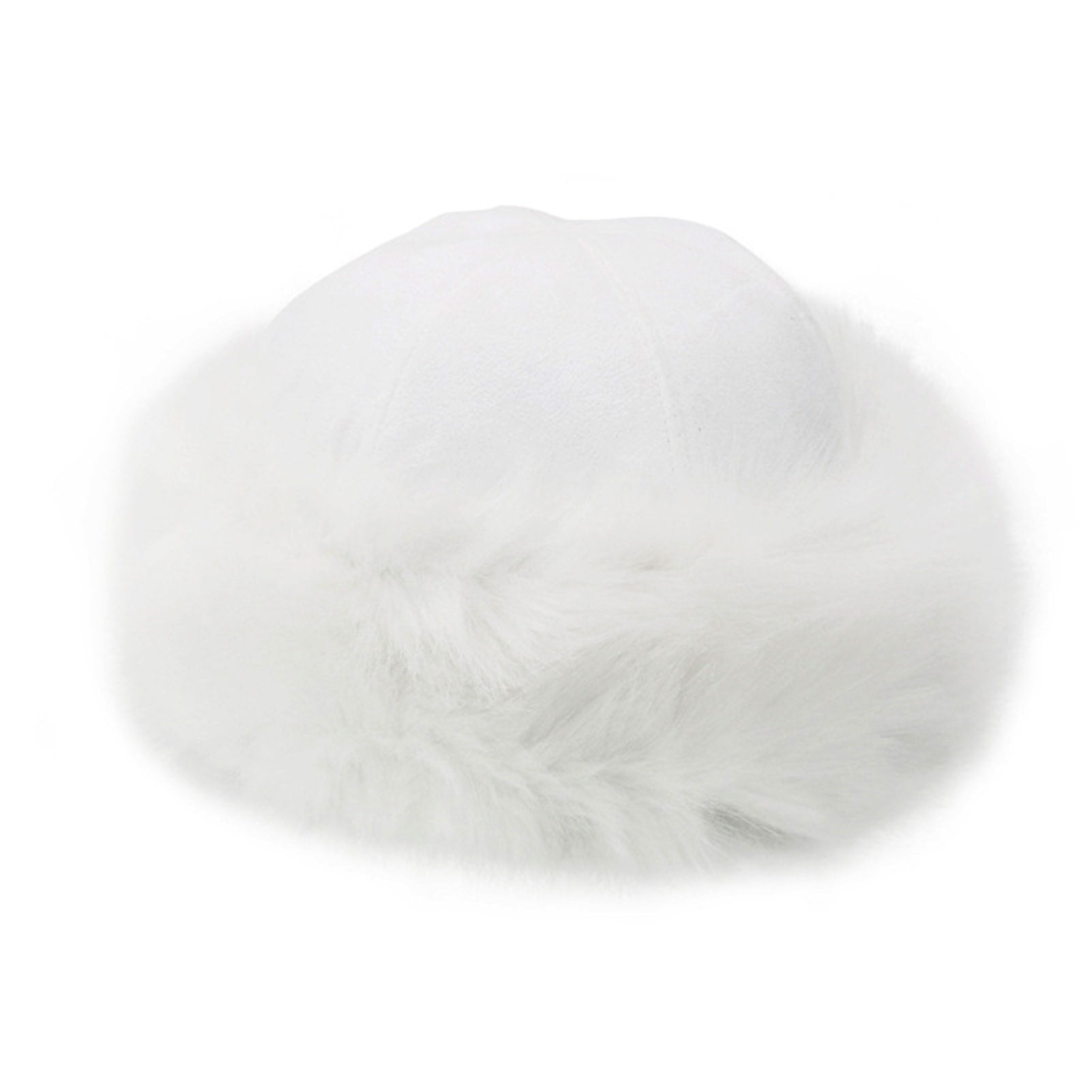 Visland Womens Faux Fur Hat, Russian Style Suede Leather Warm Cap for ...