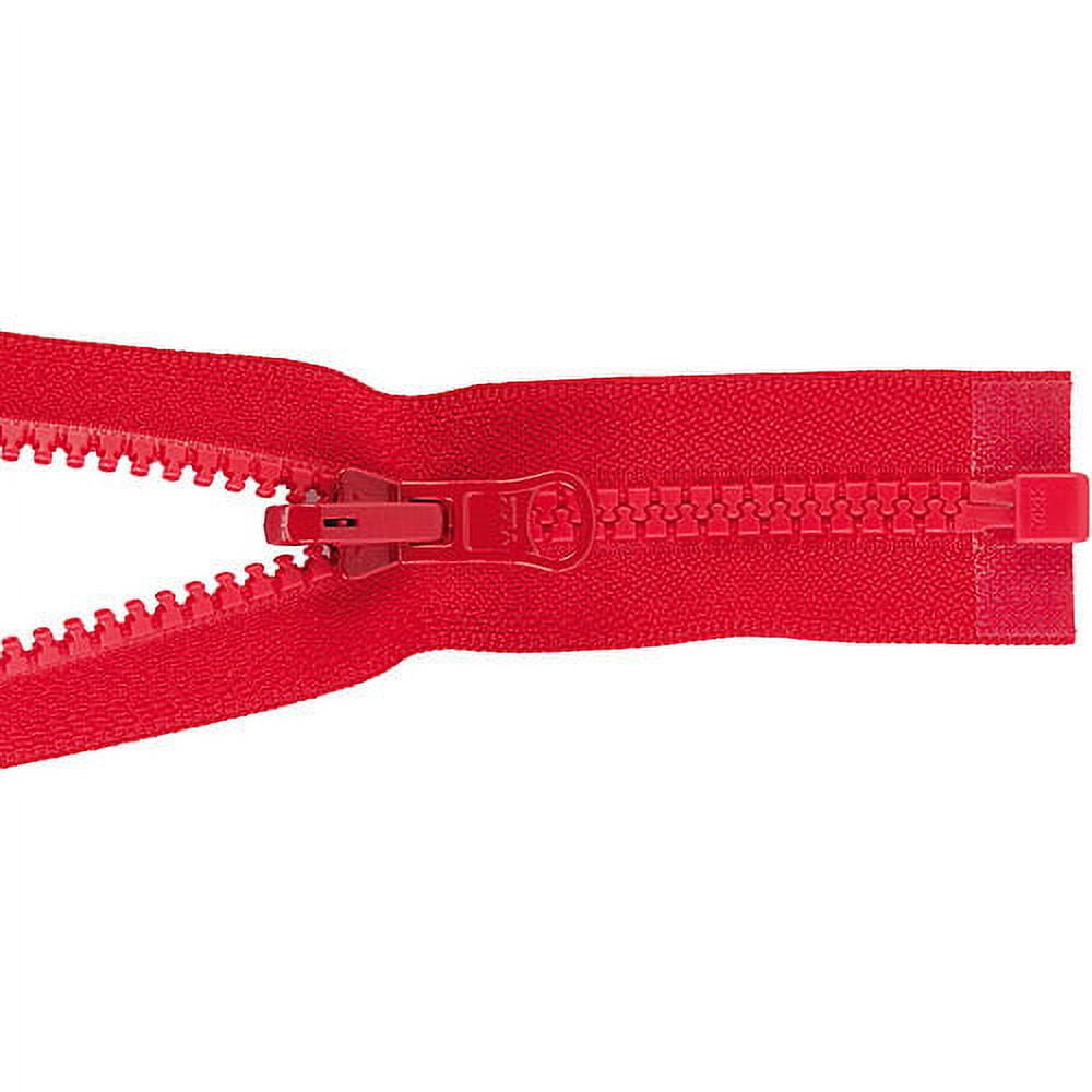 Vislon Reversible Separating Zipper 30 Inch-Red - Walmart.com