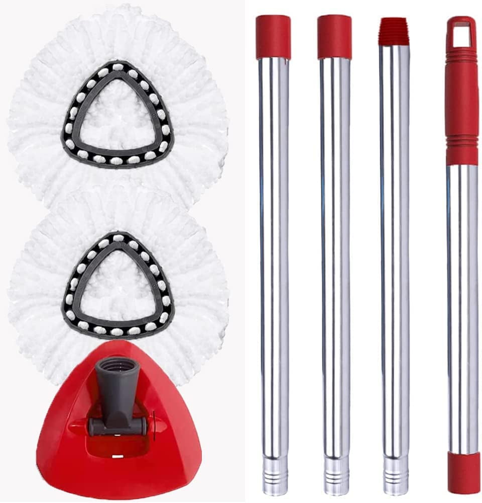 Vislone Spin Mop Head Replacement Set for O-Cedar Mop, Microfiber ...