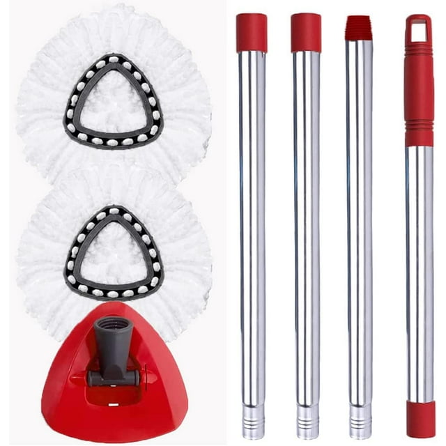 Vislone Easy O-Cedar Compatible Spin Mop Head Replacement, 2 Microfiber ...