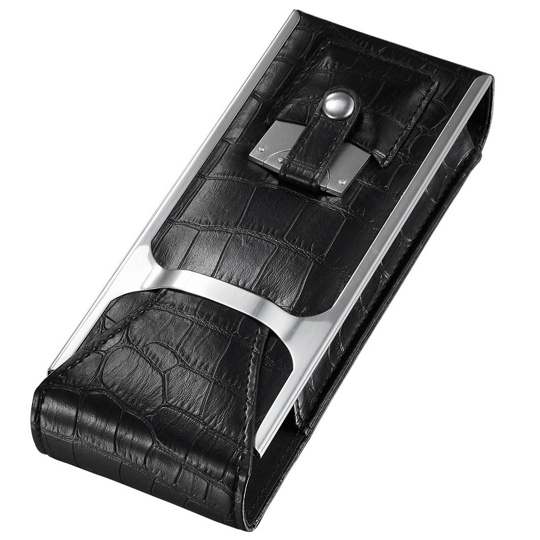 Visol Alton Leather 1-Finger Cigar Case Travel Sets - Walmart.com
