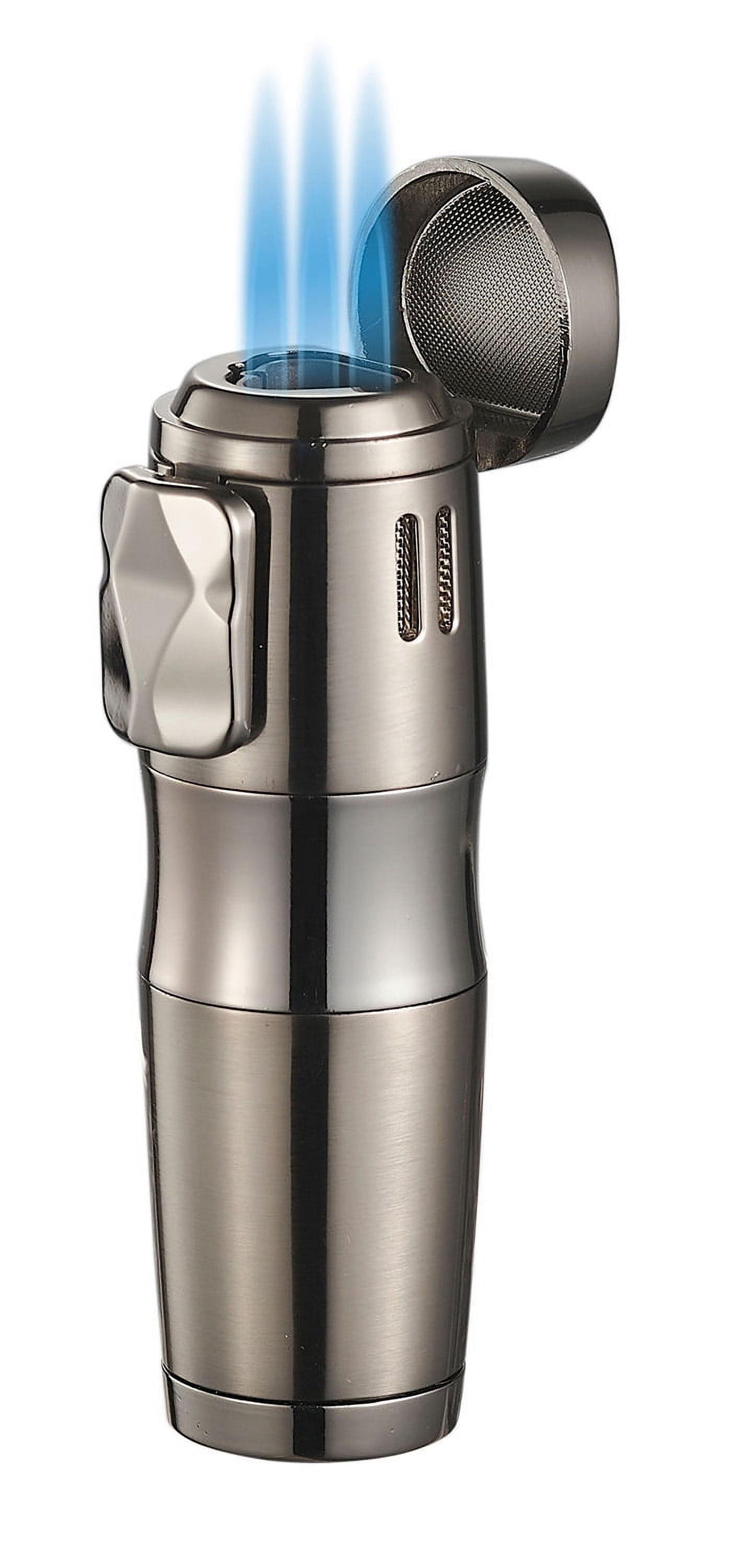 Visol Epicron Triple Flame Gunmetal Cigar Lighter - Walmart.com