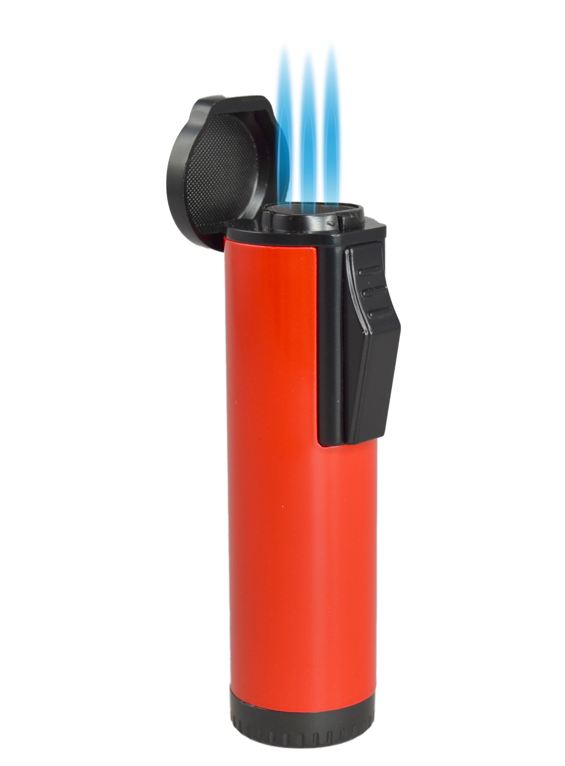 Visol Hades Red Lacquer Triple Torch Cigar Lighter - Walmart.com