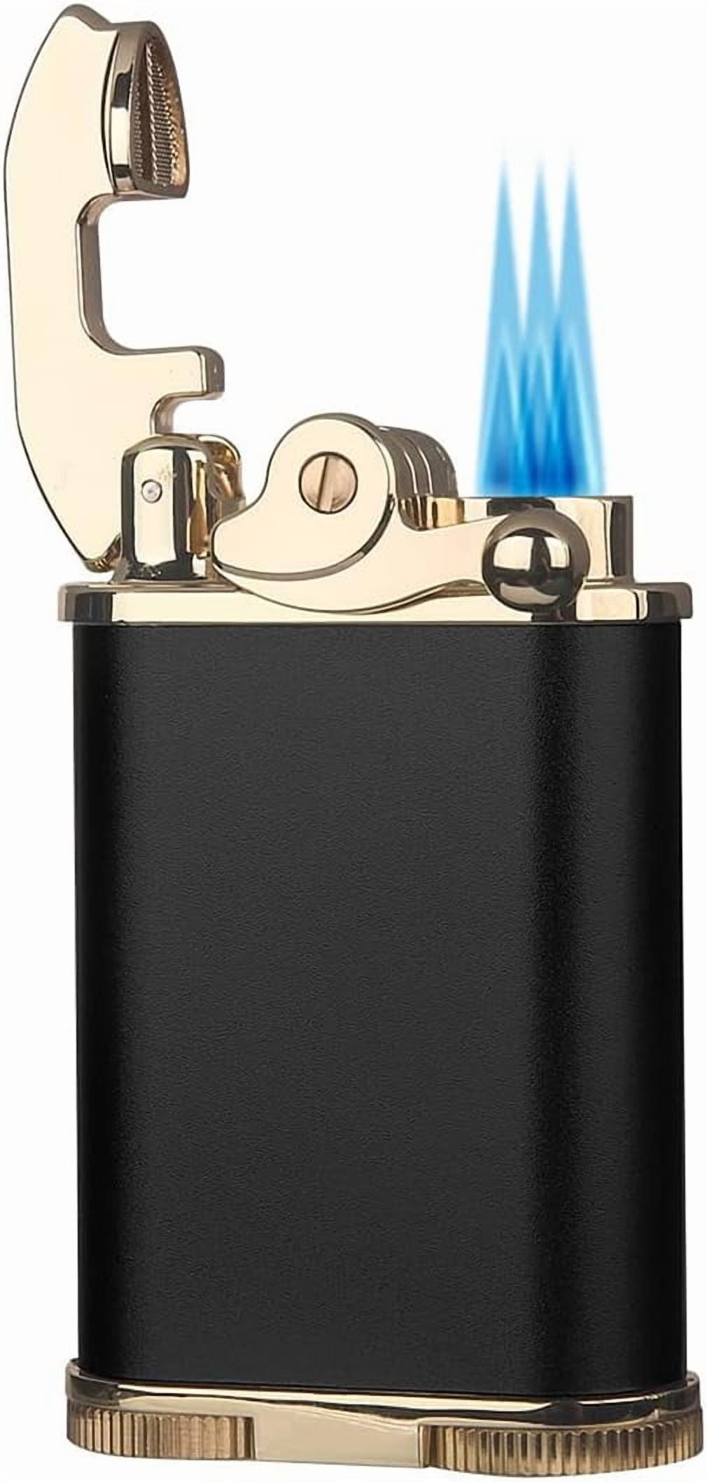 Visol Retro Triple Flame Butane Lighter, Refillable, Windproof ...