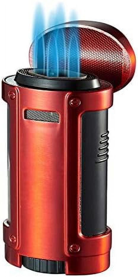 Visol Rhino Butane Torch Lighter Quad Flame Refillable Gas Lighter ...