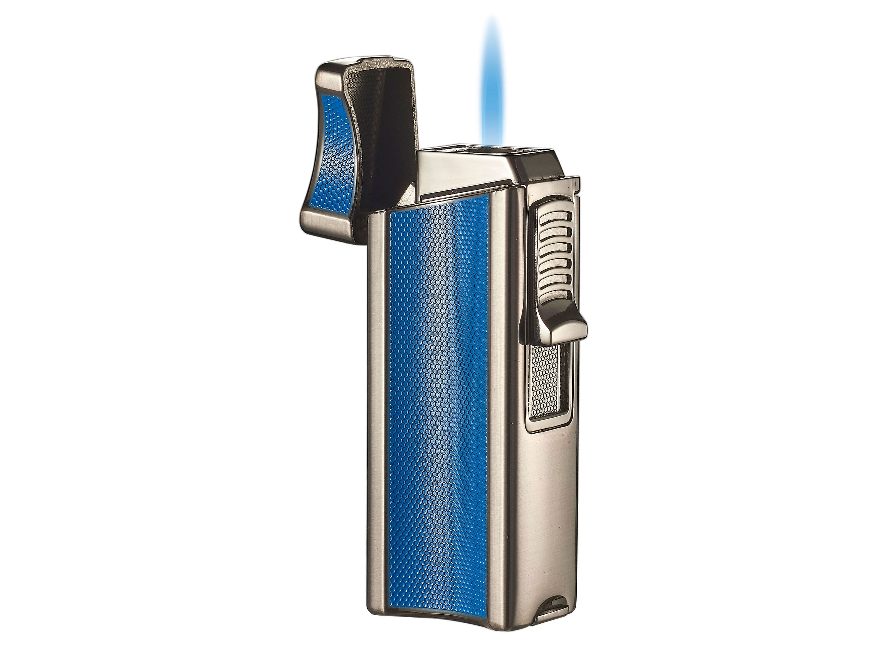 Visol Ridge Blue Single Flame Torch Lighter with Cigar Rest - Walmart.com