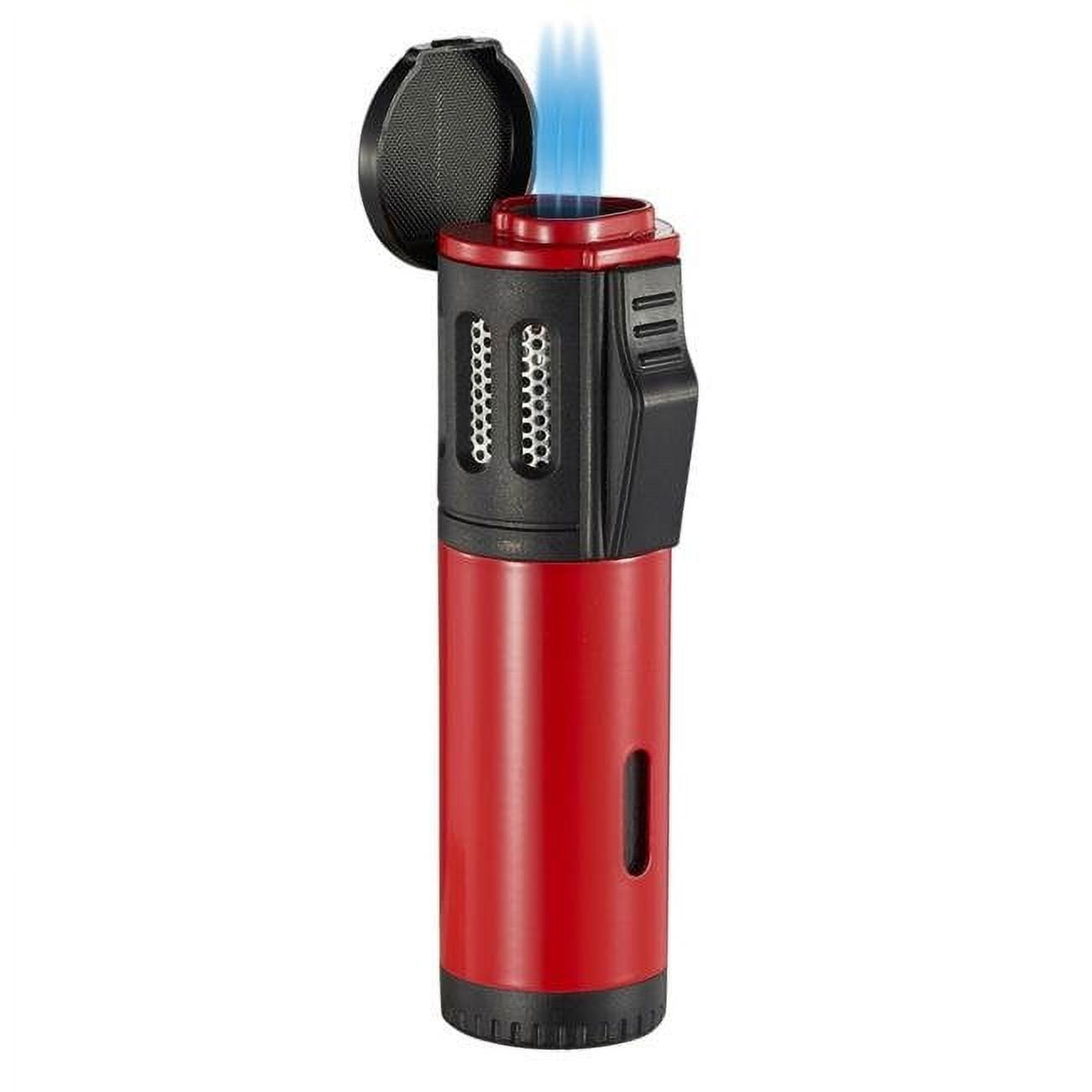 Visol VLR402501 Artemis Triple Flame Torch Lighter - Red - Walmart.com