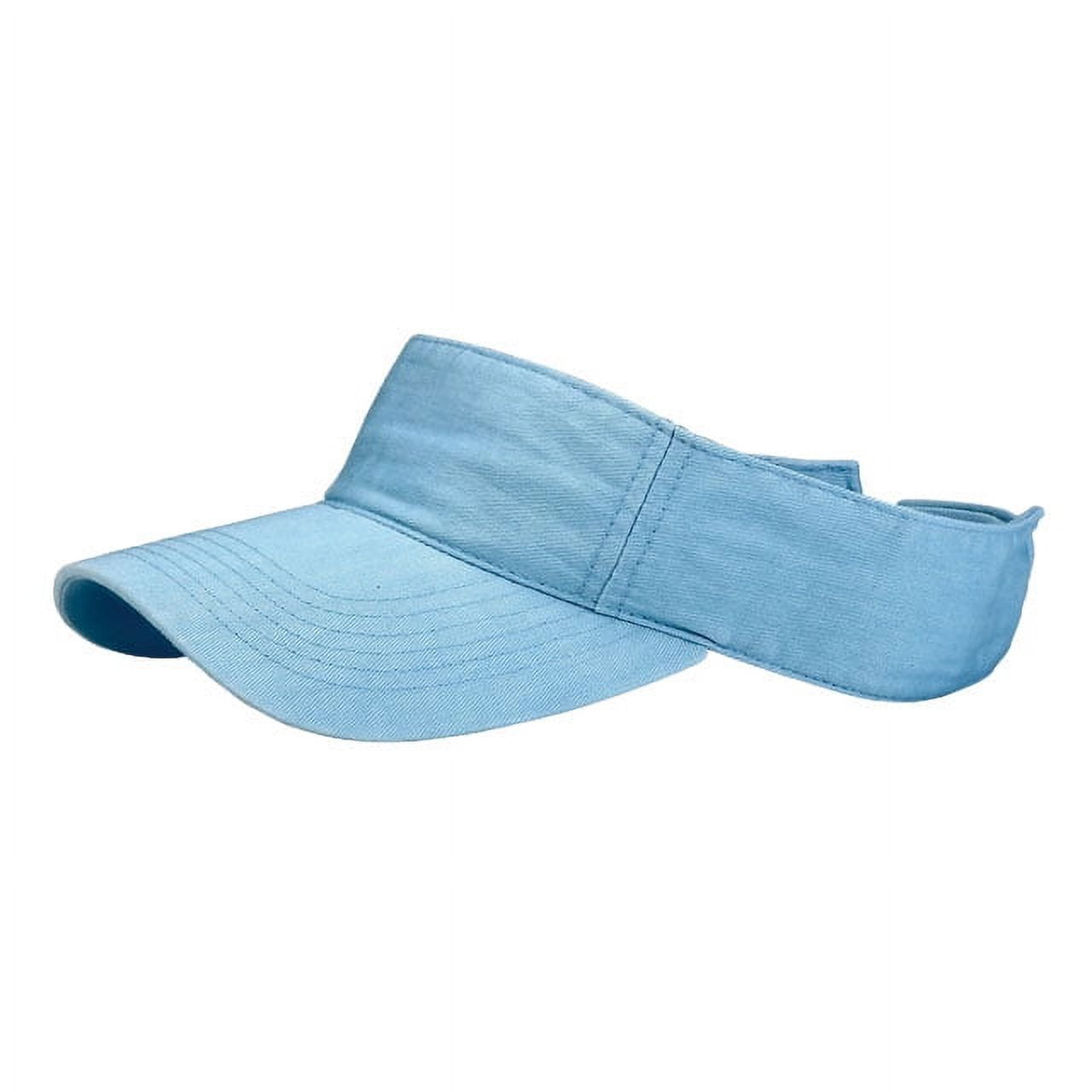 Visor - Cotton Will W/Velcro Adjustable - L. Blue Color - HT-4056LBL ...