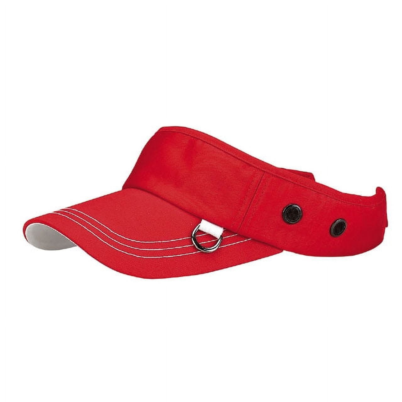 Visor - Cotton Will W/Velcro Adjustable - Red Color - HT-4057RD ...
