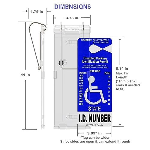 Visortag® Vertical The Available Way to Easily Protect, Display & Swing ...